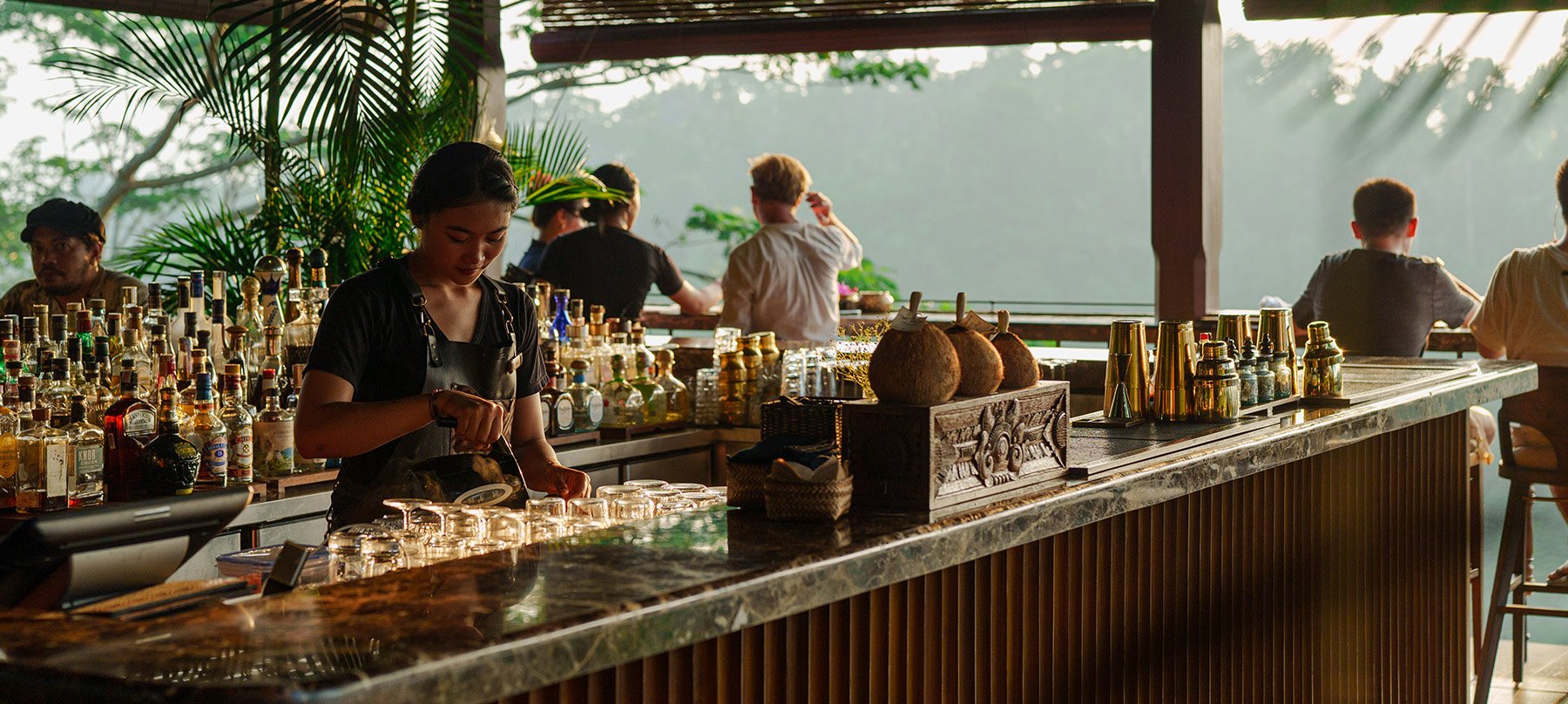 Curated cocktails and Japanese fusion | Ambar Ubud Bar